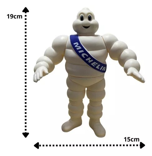 Prime Motos Boneco Original Michelin 19x15cm Novo Na Caixa